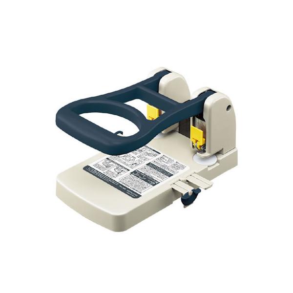 【商品説明】●軽い力で穴あけできるユニバーサルデザインの強力パンチ。●ＰＰＣ用紙７０枚が一気に穴あけできます。【仕様】●サイズ：幅１７８×奥行２２５×高さ１１８ｍｍ●最大穴あけ枚数：コピー用紙約７０枚●穴径６ｍｍ●２穴８０ｍｍピッチ●穴奥行...