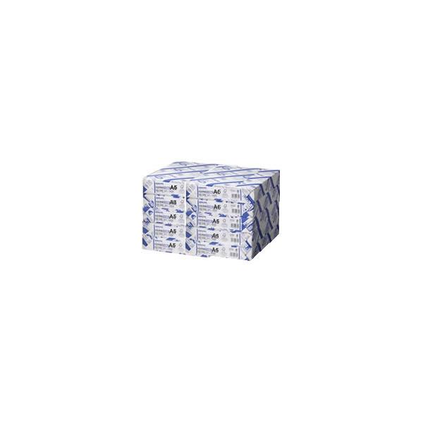 【仕様】●サイズ：Ａ５●坪量：６４ｇ／ｍ2（四六判換算５５ｋｇ）●紙厚：８９μｍ●白色度：８０％●注文単位：１箱（５００枚×１０冊）●適応プリンタ：モノクロコピー、モノクロレーザー、モノクロインクジェット、熱転写