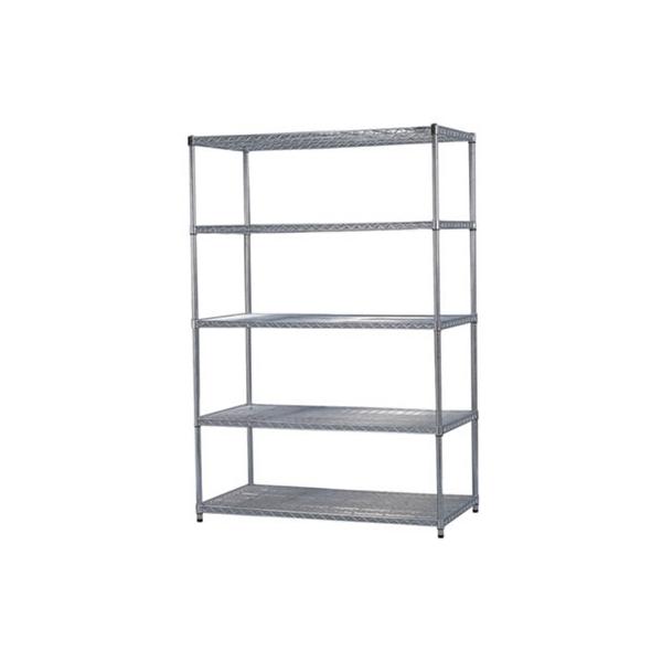 【仕様】●レギュラータイプ●サイズ：幅１２００×奥行６１０×高さ１７８５ｍｍ●材質：棚板●支柱／スチール（クロームメッキ仕上）、棚板固定部分／ＡＢＳ樹脂●ポール直径：２５ｍｍ●棚板耐荷重量：１２５ｋｇ（１枚あたり）●重量：４１．４ｋｇ●お客...