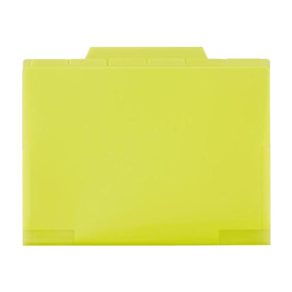 【商品説明】大きく開いて出し入れしやすく、書類の厚みの応じて調整できるマチ付【仕様】●色：ライトグリーン（半透明）●サイズ：Ａ４ヨコ●外寸法：縦２５０×横３１０ｍｍ●シート厚：０．２ｍｍ●マチ幅：最大２０ｍｍ●収容枚数：１７５枚●背幅：８ｍ...