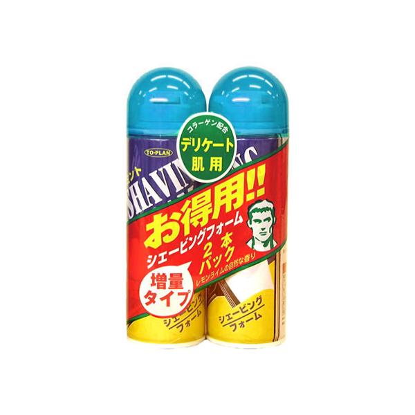 【商品説明】●きめ細かな泡でなめらかシェービング！２１０ｇの増量タイプ。さらにお得用の２本パック。【仕様】●注文単位：１パック（２１０ｇ×２本）　[生産国：日本　商品区分：化粧品　メーカー：株式会社東京企画販売　広告文責：フォーレスト株式会...