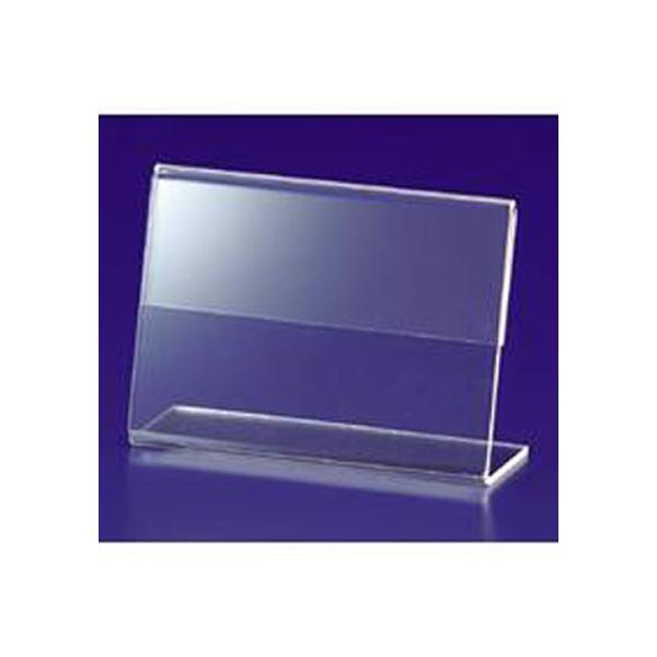 【仕様】●材質：アクリル板●厚さ：１．５ｍｍ●Ｌ型●カード寸法：縦４８×横６５ｍｍ●色：クリアー●中紙無し