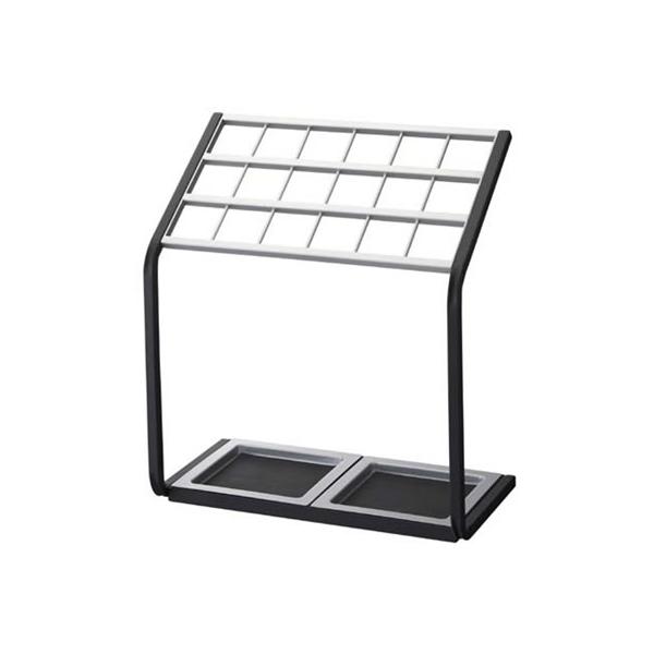 【仕様】●外寸法：約幅４５０×奥行２４０×高さ５００ｍｍ●材質：本体、受皿／スチール（粉体塗装）、マット／合成ゴム●重量：約２．９ｋｇ●収容可能数：１８本●仕様：組み立て式●必要工具：プラスドライバー●注文単位：１台　RH_01