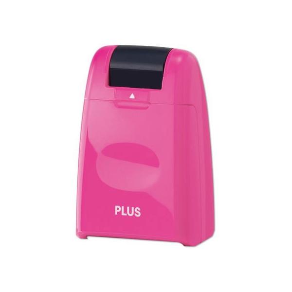 【商品説明】●段ボールのようなデコボコ面にも使える！●ノックするだけですぐ使え、ノックしてそのまま収納できる！【仕様】●本体色：ピンク●インク色：黒●本体サイズ：幅４７×奥行３８×高さ７４ｍｍ●印面幅：２６ｍｍ●捺印距離：約５０ｍ分（※はが...