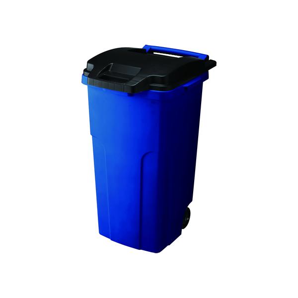 【商品説明】移動を楽にする車輪＆ハンドル。蓋はフルオープンで回収に便利。排水栓付で容器の洗浄がしやすい。臭いをもれにくくするパッキン付。転倒による開閉を防ぐロック機能。【仕様】●色：ブルー●容量：９０Ｌ●サイズ：幅４６８×奥行５７５×高さ８...