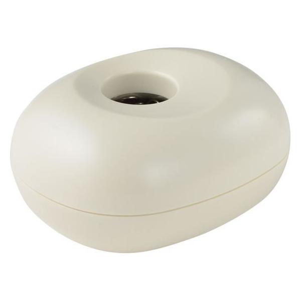 【仕様】●色：ホワイト●ケースサイズ：幅７６×奥行６２×高さ４０ｍｍ●材質：ポリスチレン●付属品：ゼムクリップ（大）５０ｇ●取り出し口マグネット付き●注文単位：１個