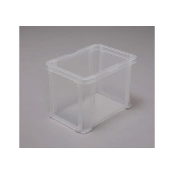 【商品説明】横に積み上げればラック（棚）としての使用が可能です。【仕様】●色：クリア●サイズ：Ａ４●外寸法：幅３７．８×奥行２７×高さ２７．８ｃｍ●重量：重量：約９３０ｇ●耐重量：約２０ｋｇ●積み重ね：縦方向５段、横方向３段まで●収納目安：...