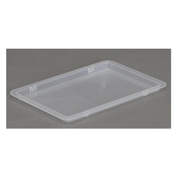 【商品説明】蓋が落し蓋の形状になっているので、縦横どちらにスタッキングした状態でもフタをすることが可能です。【仕様】●色：クリア●サイズ：Ａ４ショート●外寸法：幅３６．１×奥行２５．４×高さ１．９ｃｍ●材質：ポリプロピレン●適合コンテナ：Ｆ...