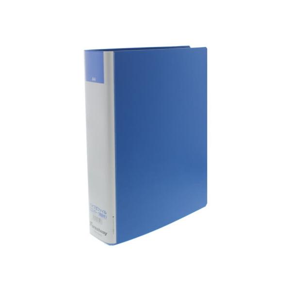 【商品説明】丈夫なオール金属とじ具は、安心な国内生産。【仕様】●両開き●色：青●サイズ：Ａ４タテ●外寸法：縦３０７×横２４６ｍｍ●背幅：６５ｍｍ●とじ厚：５０ｍｍ●収容枚数：５００枚●穴間隔：８０mmピッチ●背見出し紙差替え可能●材質：表紙...