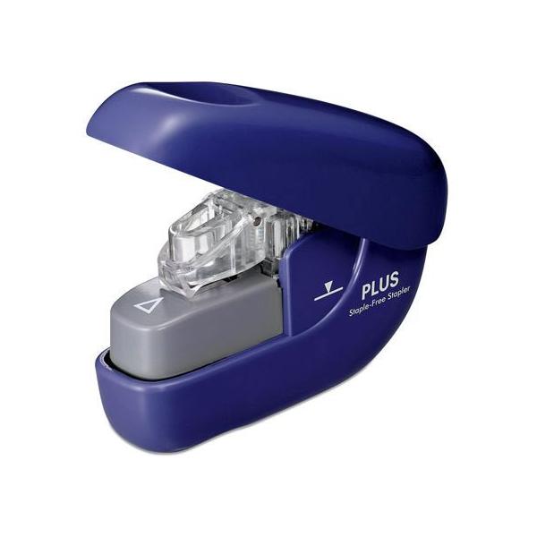 【商品説明】パワーアシストメカニズムで軽くとじられます。最後までとじたときに「カチッ」という音で確認できます。角とじだけでなく紙の辺にもとじることができます。とじ穴に留められ、見出し代わりに便利なホールクリップ付き。【仕様】●色：ブルー●サ...