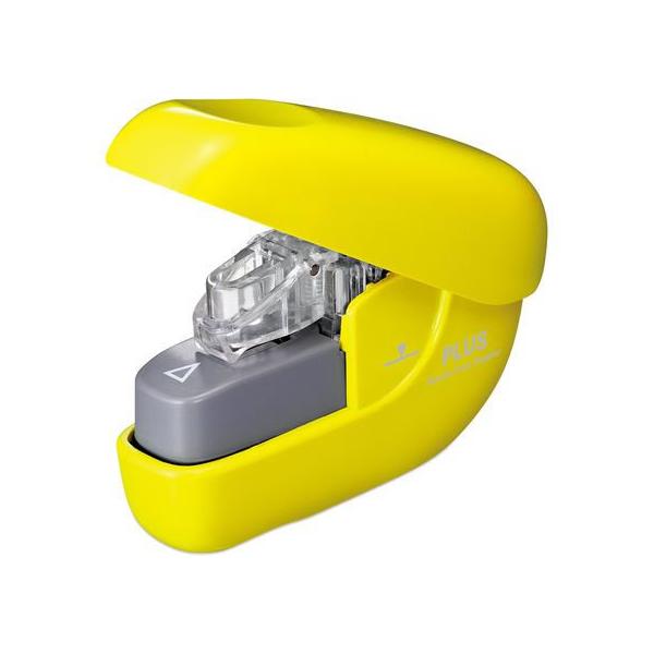 【商品説明】パワーアシストメカニズムで軽くとじられます。最後までとじたときに「カチッ」という音で確認できます。角とじだけでなく紙の辺にもとじることができます。とじ穴に留められ、見出し代わりに便利なホールクリップ付き。【仕様】●色：イエロー●...