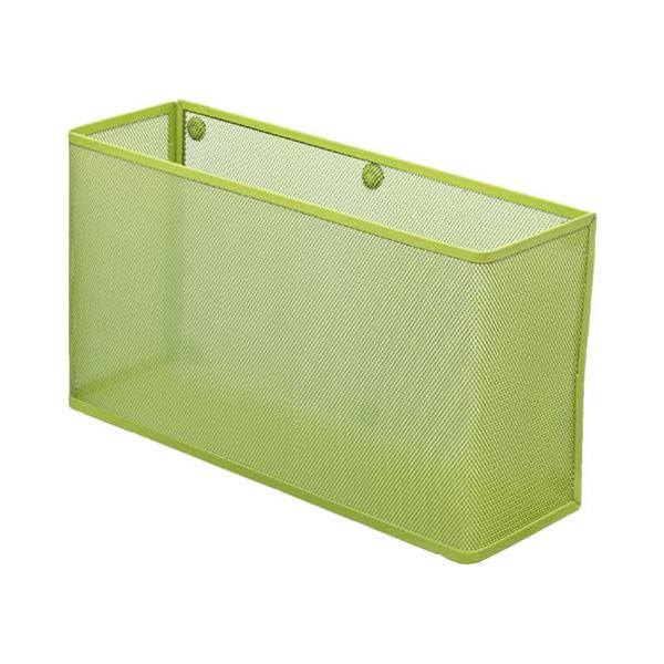 【商品説明】Ａ４コピー用紙５００枚収納可能。エキスパンドメタル素材を使用し、とても軽量。デスクサイドに最適。強力なネオジム磁石を使用。接触部分保護用のゴム付き。【仕様】●サイズ：幅３３０×奥行１００×高さ１８０ｍｍ●材質：スチール、ネオジム...