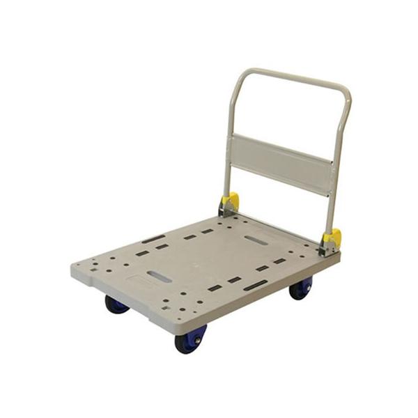 【商品説明】キャスター部からの金属音をカットした低騒音タイプ。走行騒音４０ｄＢ以下を実現。【仕様】●サイズ：幅６００×奥行９１５ｍｍ●重量：１４．６ｋｇ●材質：荷台／ポリプロピレン、キャスター／ブタジエンラバー●最大積載荷重：３００ｋｇ●荷...