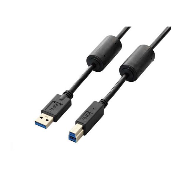 【商品説明】ＵＳＢ３．０（Ｓｔａｎｄａｒｄ−Ａ）のインターフェースを持つパソコンと、ＵＳＢ３．０（Ｓｔａｎｄａｒｄ−Ｂ）のインターフェースを持つポータブルハードディスクドライブなどの機器を接続できるＵＳＢ３．０ケーブルです。高周波ノイズを吸...