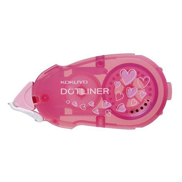 【商品説明】のり面はピンク色のキュートなハート柄です。テープ状ののりなので、ベタつかず、乾く時間を待たずに接着でき、手やまわりも汚しません。先端にローラーを採用。作業がスムーズに進みます。写真や紙の変色の原因となる酸を抑えたのりを採用。スク...