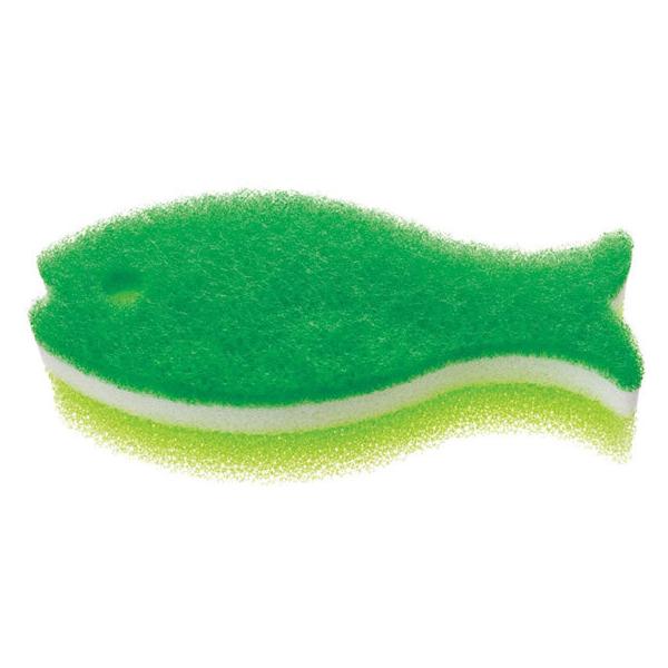 【商品説明】３層構造で泡立ちにも優れています。【仕様】●サイズ：約１４２×６６×３５ｍｍ●材質：スポンジ／ポリウレタン、不織布／ナイロン●耐熱温度：７０℃●生産国：日本●色：ディープグリーン