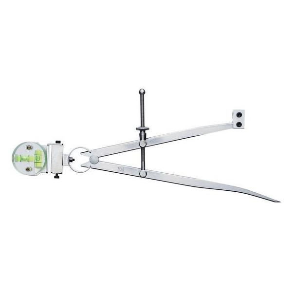 【商品説明】●レベルにより正確な丸太の移し取りが可能です。●コンパス足部の開閉用ねじにより、微調整が可能です。【仕様】【材質】●本体：炭素工具鋼●レベル：アクリル【仕様】