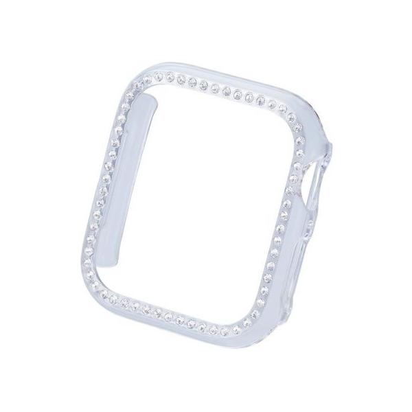 【商品説明】もっと、自分だけの「好き」を選びたい。そんな想いに応えるアクセサリーで、お気に入りの毎日を。スマートデバイスと私をつなぐ、＆ｍｅです。　ＡｐｐｌｅＷａｔｃｈのスタイルを損ねず、傷、衝撃から本体側面を守る、ラインストーンの輝きが美...