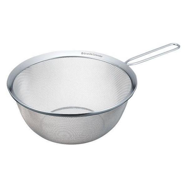 【商品説明】４つのシリーズ展開であらゆる用途に対応スーパーリング採用で、見た目も美しく、衛生的。指をきずつける心配もなく、安心。ＭＥＳＨ［φ０．４７ｍｍ／１６メッシュ］パンチングよりも水切れの良いメッシュを採用。あらゆる食材に対応Ｗ−ＭＥＳ...