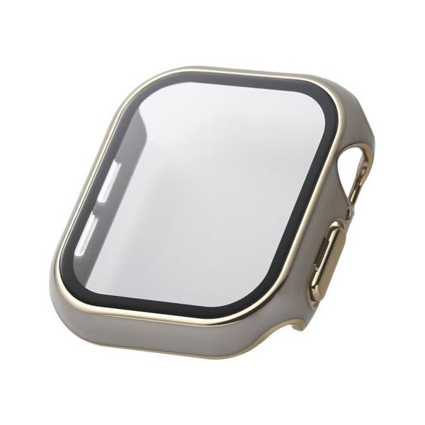 【商品説明】もっと、自分だけの「好き」を選びたい。そんな想いに応えるアクセサリーで、お気に入りの毎日を。スマートデバイスと私をつなぐ、＆ｍｅです。　艶やかなガラスとポリカーボネート樹脂で、Ａｐｐｌｅ　Ｗａｔｃｈ本体を傷や汚れから守るＡｐｐｌ...