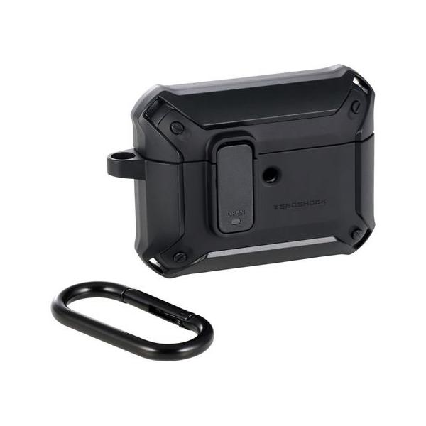 【商品説明】落下時の飛び出しを防ぐロック機能と、３つの衝撃吸収構造で衝撃から守るＡｉｒＰｏｄｓ　Ｐｒｏ　３用ＺＥＲＯＳＨＯＣＫ　Ｌｏｃｋハイブリッドケースです。　ロック機能はケースの蓋をしっかり固定し、ワンタッチで解除できます。　エアークッ...