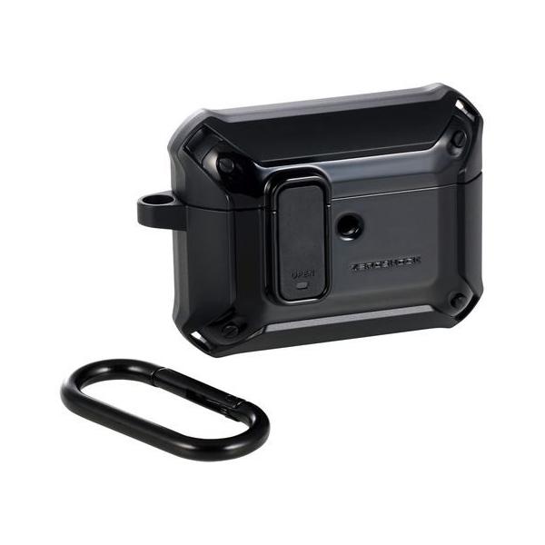 【商品説明】落下時の飛び出しを防ぐロック機能と、３つの衝撃吸収構造で衝撃から守るＡｉｒＰｏｄｓ　Ｐｒｏ　３用ＺＥＲＯＳＨＯＣＫ　Ｌｏｃｋハイブリッドケースです。　ロック機能はケースの蓋をしっかり固定し、ワンタッチで解除できます。　エアークッ...