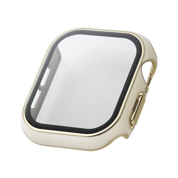 【商品説明】もっと、自分だけの「好き」を選びたい。そんな想いに応えるアクセサリーで、お気に入りの毎日を。スマートデバイスと私をつなぐ、＆ｍｅです。　艶やかなガラスとポリカーボネート樹脂で、Ａｐｐｌｅ　Ｗａｔｃｈ本体を傷や汚れから守るＡｐｐｌ...