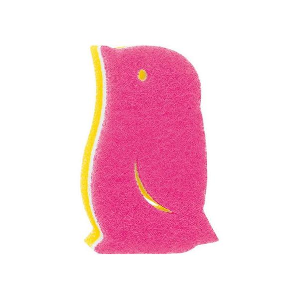 【仕様】●サイズ：約１１３×７２×３５ｍｍ●材質：スポンジ／ポリウレタン、不織布／ナイロン（研磨粒子入り）●注文単位：１個●色：ディープピンク