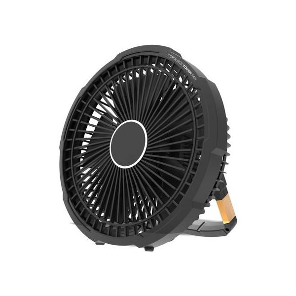 【商品説明】屋外使用に最適なコードレス扇風機　アウトドアやスポーツの場でも活躍する「防水（ＩＰ４５）＋耐衝撃（ＭＩＬ規格）」を備えた扇風機　４段階の風量調節が可能　フックに取り付けられるカラビナ付き　６０°の角度調節可能　電源オフタイマーを...