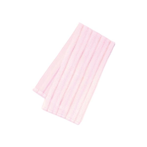 【商品説明】たっぷりふんわり泡立つので、ボリューム感満点。一日の終わりにぴったりのやさしい癒し系タオルです。【仕様】●サイズ：約２０×８８ｃｍ●材質：ポリエステル６５％、綿３５％●注文単位：１個●色：ピンク
