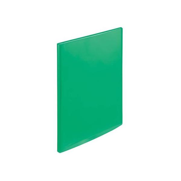 【商品説明】使いやすいシンプルなクリア表紙。　タテ入れ。【仕様】●クリアファイル・ポケット固定式・タテ入れ●透明表紙●中紙なし●サイズ：Ａ４−Ｓ／タテ型●ポケット数：２０枚●色：クリアグリーン（ＣＧＲ）●背幅：１０ｍｍ●外形寸法：縦３０７×...