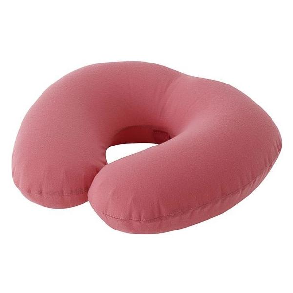 【商品説明】ひと息で膨らみ、小さくたためるネックピローです。　持ち運びや収納がしやすく、お家時間からアウトドア・旅行まで、様々なシーンにご使用いただけます。【仕様】●色：ピンク　●材質：カバー／ポリエステル１００％、本体／ポリウレタン　●サ...