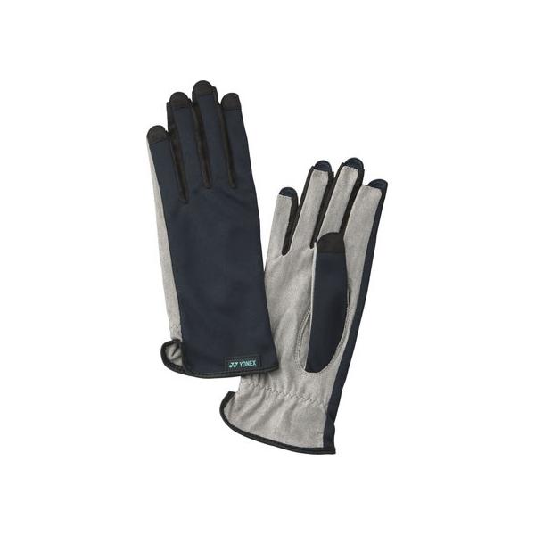 【商品説明】ネイルスルータイプのテニスグローブ。【仕様】●素材・材質：ポリエステル＋ナイロン　●仕様：ＵＶカット、遮熱クーリング、吸放湿、吸水速乾、強力グリップ、ネイルスルー　●サイズチャート：Ｍ／手囲い１９−２０ｃｍ、Ｌ／手囲い２１−２２...