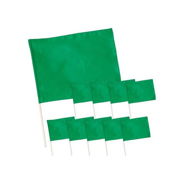 【商品説明】光沢のあるサテン製カラーフラッグシリーズの大旗です。持ち手の直径が１２ｍｍのタイプです。運動会のダンスや集団行動、応援などで活躍するアイテムです。お得な１０本組なので、団体利用にもピッタリです。【仕様】●商品サイズ：旗：Ｗ５９×...