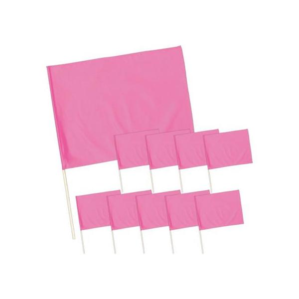 【商品説明】光沢のあるサテン製カラーフラッグシリーズの大旗です。持ち手の直径が１２ｍｍのタイプです。運動会のダンスや集団行動、応援などで活躍するアイテムです。お得な１０本組なので、団体利用にもピッタリです。【仕様】●商品サイズ：旗：Ｗ５９×...