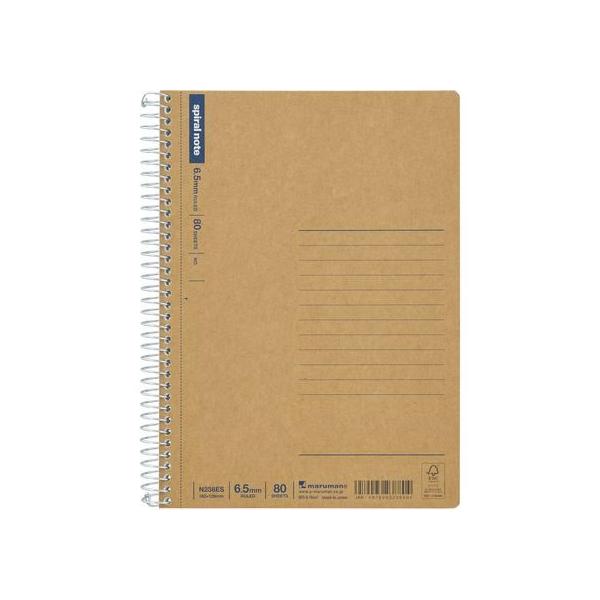 【商品説明】コンセプトは「ニューベーシック」。コストパフォーマンスはもちろんのこと、より幅広い使用シーンにマッチするよう機能を高め、細部まで使いやすさにこだわりました。【仕様】●サイズ：Ｂ６●枚数：８０枚●表紙素材：クラフトボール●製本：ス...