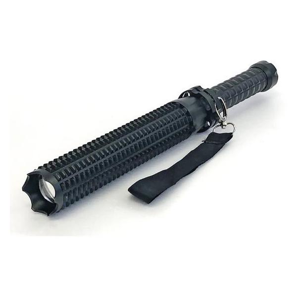 【商品説明】緊急・非常時、アウトドア、夜の一人歩き、夜間警備に。ＬＥＤは世界最高クラスのＣＲＥＥ社製「Ｑ５」採用。世界の軍隊・警察機関でも使用されるという強力ライトです。　約１００ｍ強力照射！　光源を変えられるズーム機能付き。　尾先スパイク...