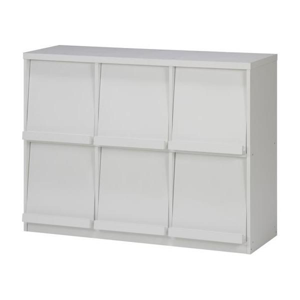 【商品説明】分割された収納スペースと魅せるフラップ扉で、お気に入りの雑誌などを飾ってオリジナルのインテリアとして楽しめます。　６つに分割された大容量の収納スペース。　収納するアイテムごとに区分けできるので、これ一つでお部屋がすっきり片付きま...