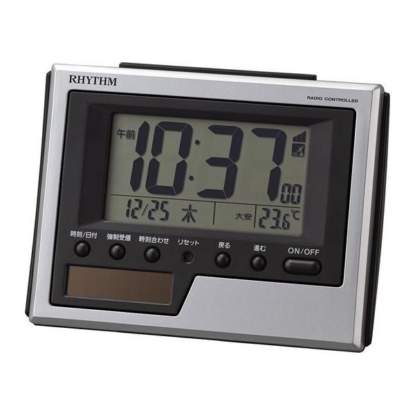 【商品説明】ソーラーセルが目立たないデザイン【仕様】●サイズ：８３×１０８×４５ｍｍ●重さ：１４０ｇ●色：シルバーメタリック●材質／風防：プラスチック枠（ＡＢＳ）●カレンダー表示（２０９９年１２月３１日まで表示可能）●温度表示（−９．９〜５...