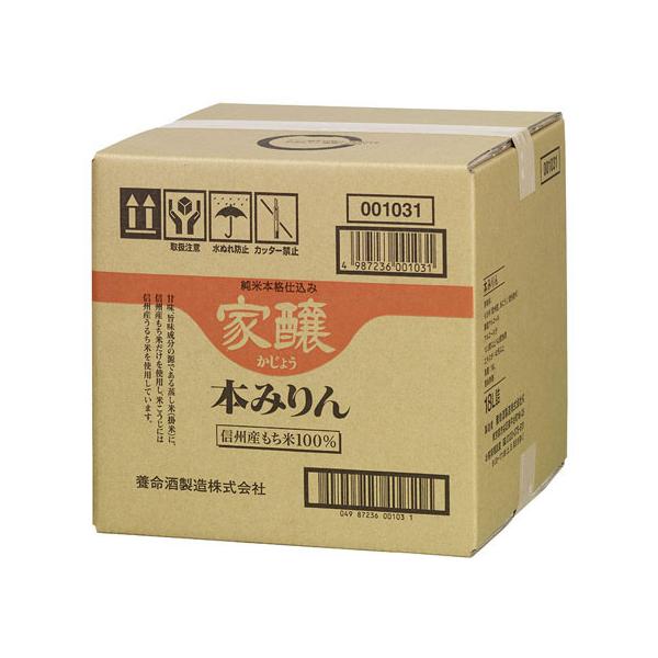 【商品説明】信州産のもち米にこだわり、丁寧に造った昔ながらの本みりんです。【仕様】●内容量：１８０００ｍｌ●生産地：日本●メーカー：養命酒製造