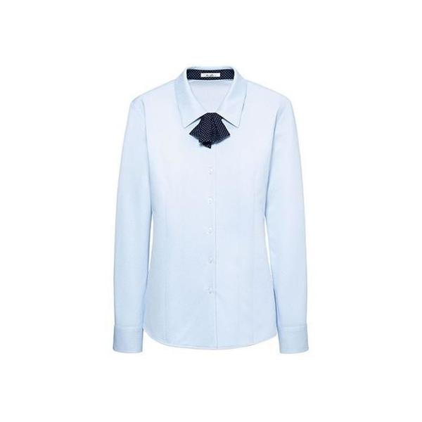 【商品説明】２ＷＡＹ仕様の衿元でリボン取り外し可能。透けにくいフルダルニットで長時間着用しても疲れにくく快適。【仕様】●素材：フレンチツイルニット（ポリエステル１００％）●家庭洗濯可能●ニット素材●吸水速乾●透け防止●ＵＶカット●リボン取り...