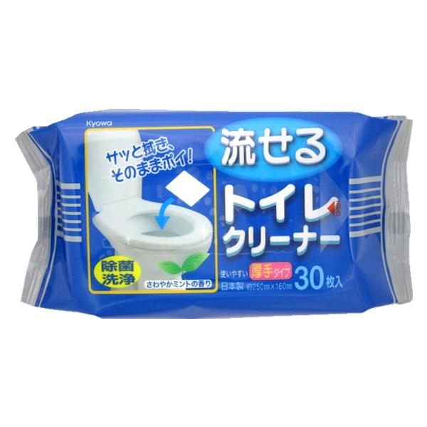 【仕様】dcl_05　●シートサイズ：約２５０×１６０ｍｍ●さわやかなミントの香り●除菌●トイレに流せます●注文単位：１パック（３０枚）