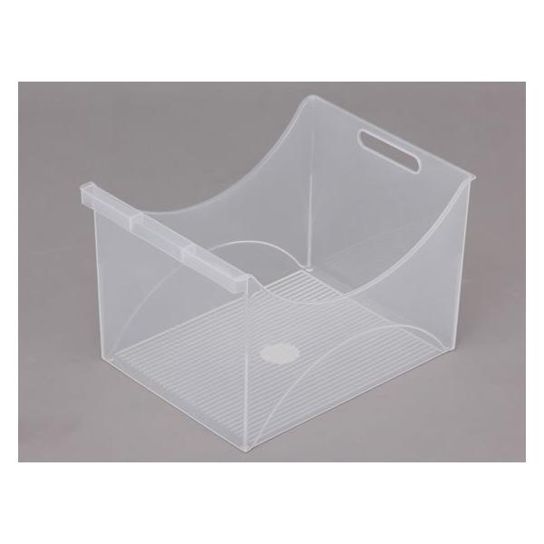 【商品説明】デスクの引出し内やキャビネット内の書類の整理に便利なＡ４サイズスーパーワイドタイプのファイル収納ボックスです。　底面を山切形状にすることでファイルや書類が溝に入り、倒れにくくなります。　縦置き可能、また２箇所のインデックススペー...