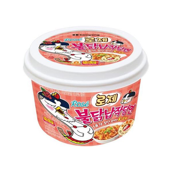 【商品説明】ブルダックとは、韓国料理で、ブル＝辛い、ダック＝鶏を指します。　クリーミーな味わいの後から来る特有の辛さと、中国発祥の極太春雨（タンミョン）の歯ごたえがあるモチモチ食感がやみつきになる一品です。【仕様】●注文単位：１個　旨辛