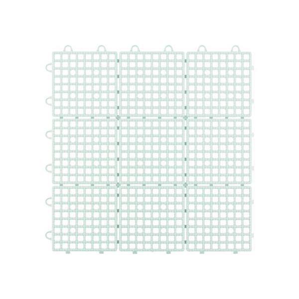 【商品説明】●水はけ抜群です。●広さに合わせて簡単組立ジョイントタイプです。【仕様】●型番：SQ-302　●色：グレー　●幅（mm）：300　●長さ（mm）：300　●厚さ（mm）：13　●ポリエチレン（PE）100％