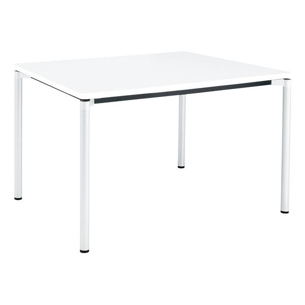 【商品説明】キャスター付きタイプは、急な増員やレイアウト変更にも対応。人通りの多いスペースや、柔らかい印象にしたい空間に適しています。【仕様】●品番：ＭＴ−ＪＴＭＲ１２９ＳＡＷＭＡＷＮ　●カラー／天板：ホワイト、脚：ホワイト●外寸法／幅１２...