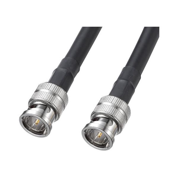 【商品説明】放送用ハイビジョンデジタルＶＴＲなどで多く採用されているＳＤＩ信号に対応したケーブルです。標準画質の非圧縮デジタル映像とデジタル音声を、ＢＮＣコネクタ付き同軸ケーブル１本で安定して伝送できます。【仕様】●ケーブル長：２ｍ　●コネ...