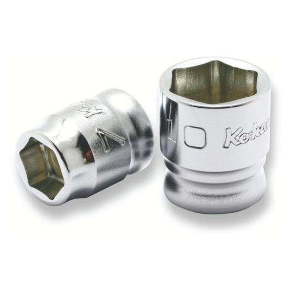 【仕様】●型番：2400MZ-10　●対辺寸法（ｍｍ）：１０●差込角（ｍｍ）：６．３５●全長（ｍｍ）：１５　●クロムモリブデン鋼（ＳＣＭ４３５）