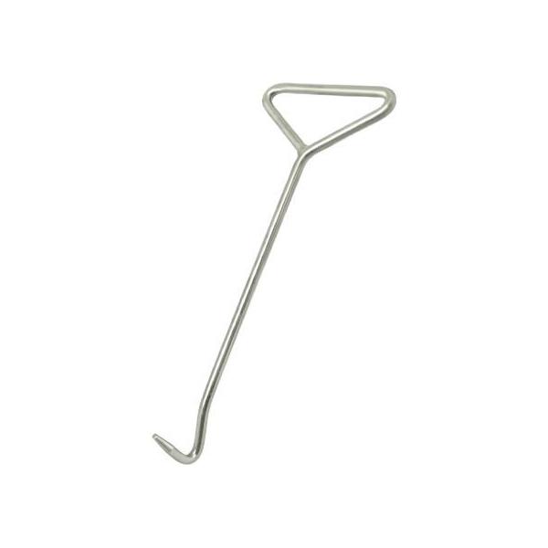 【商品説明】本体には頑丈な炭素工具鋼を使用しサビに強いニッケルメッキ仕上げ。先端は吊上げた物が抜け落ちにくい構造です。【仕様】●重量：２６５ｇ●材質：炭素工具鋼