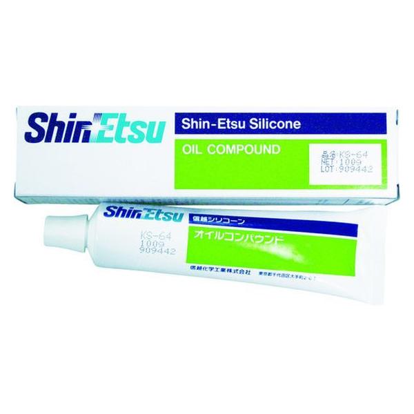 【商品説明】●電気・電子部品の絶縁シールです。【仕様】●型番：KS64-100　●色：白 ●容量（g）：100　●使用温度範囲：−50〜180℃ ●使用温度範囲：−50℃〜200℃　●主成分：シリコーン